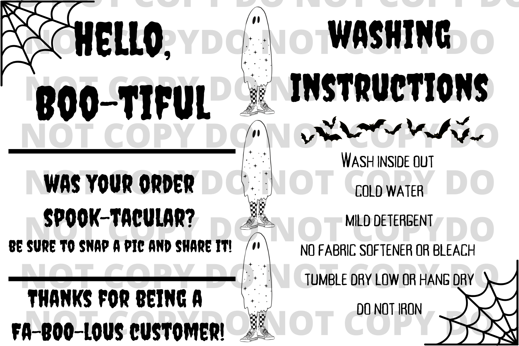Hello Boo-tiful Digital Download for 4x6 Thermal Labels – Crystal Coast ...